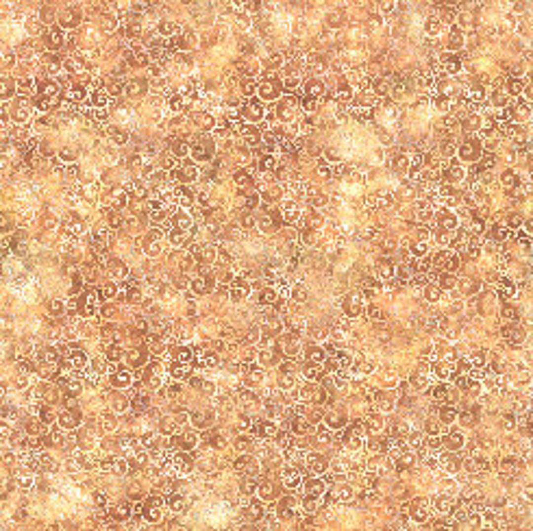 28791-A A Little Wine Scroll Brown by Dan Morris for QT Fabrics (see ...