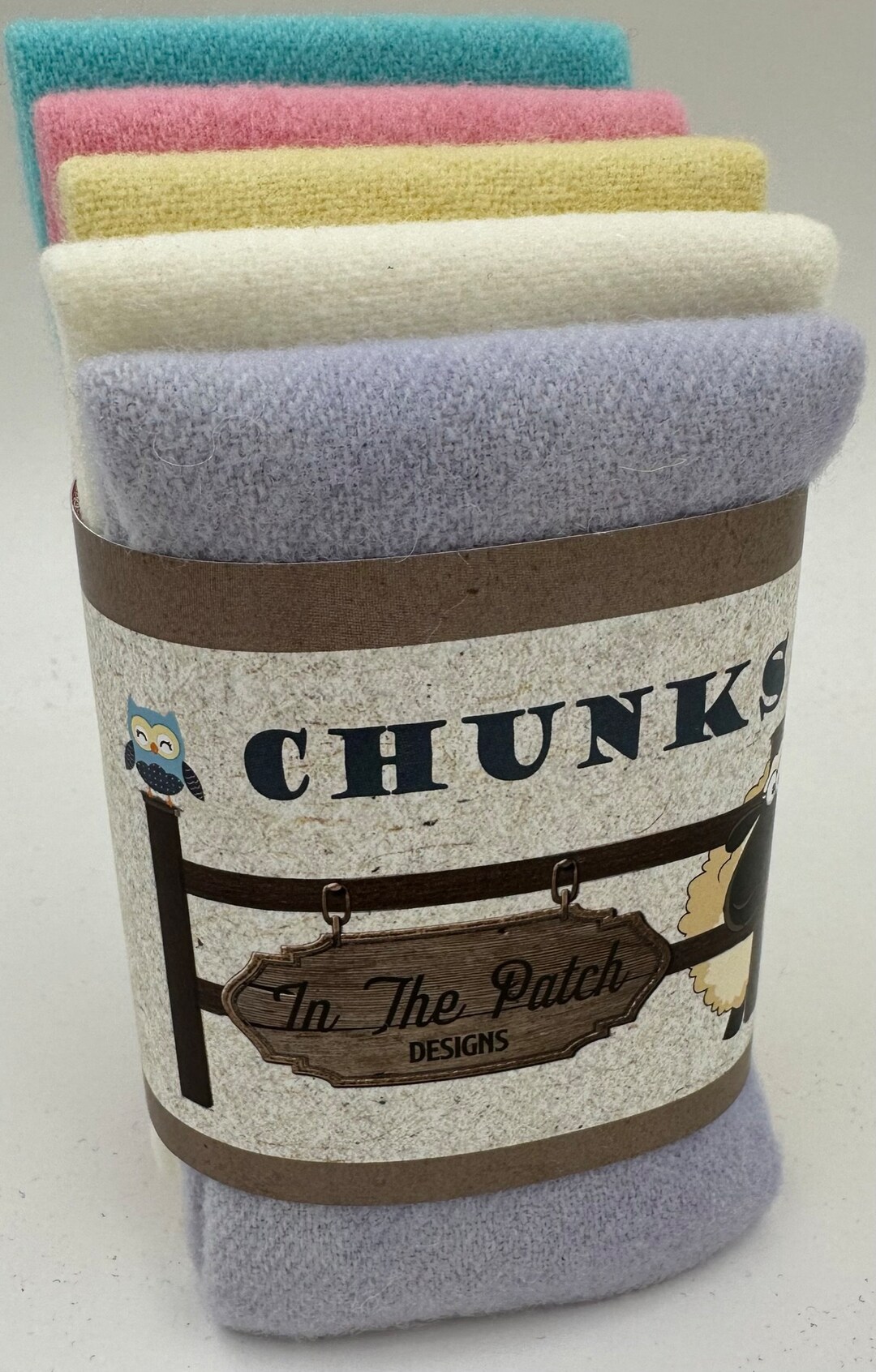 Pastel Wool Chunks 5-10"x9" Pieces by in the Patch Designs - Etsy