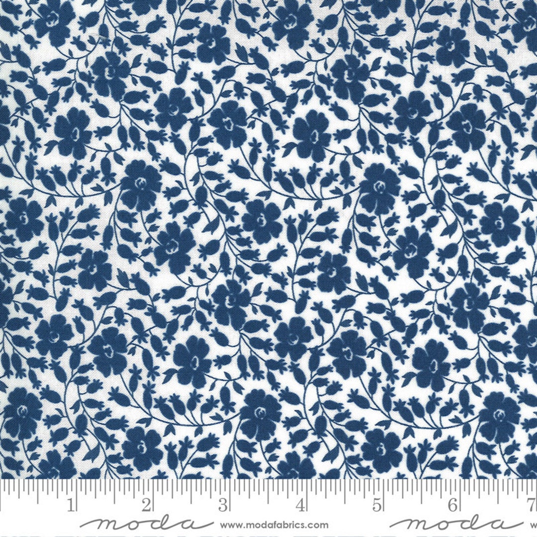 2333 22 Flowers for Freya Bluebird by Linzee Kull Mccray for Moda ...