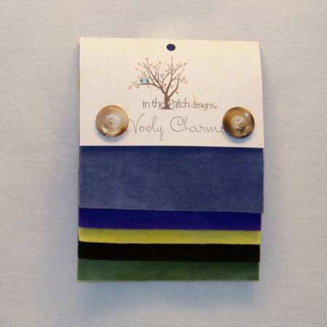 Wooly Charms 5in X 5in Pansies 5ct by in the Patch Designs (see Our ...