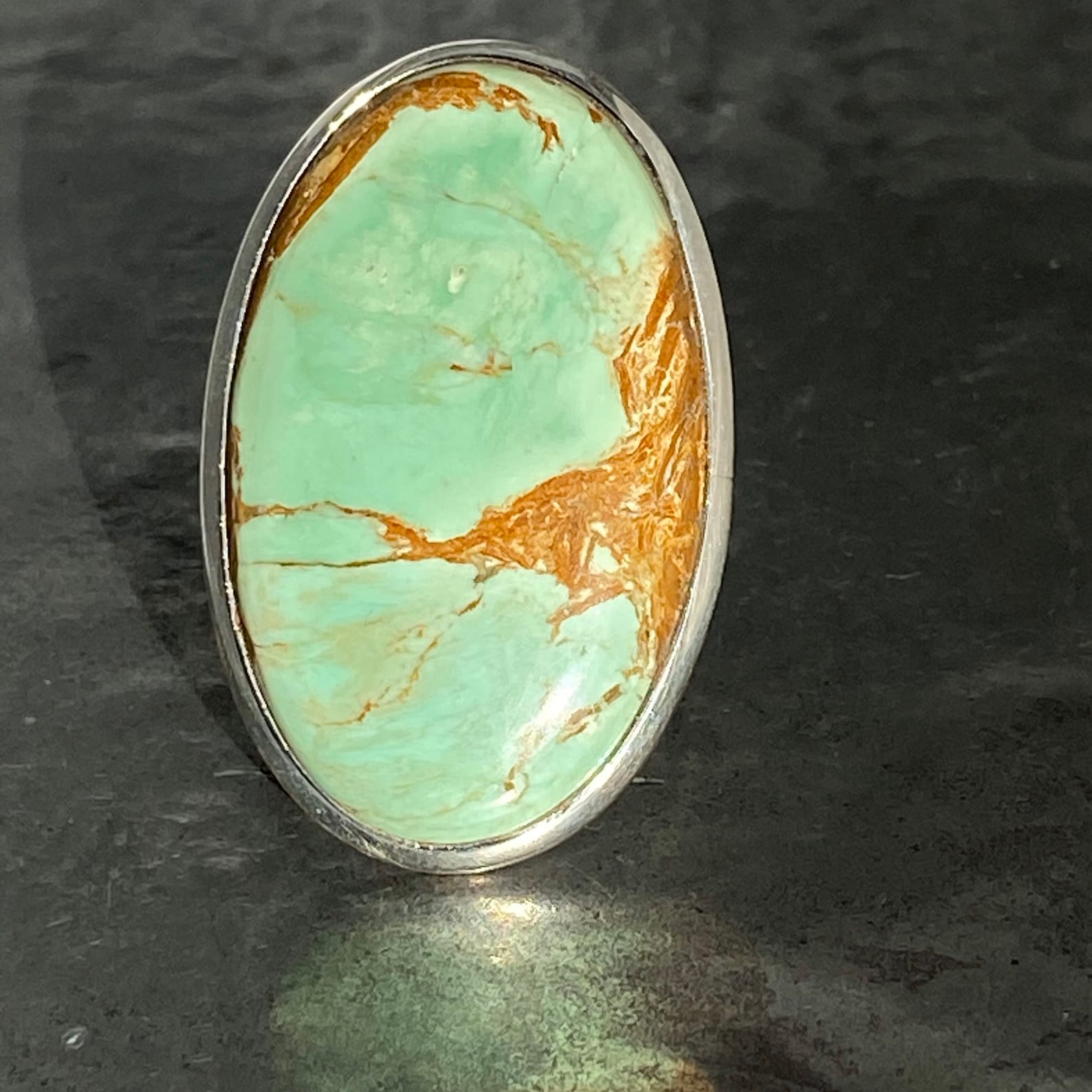 Variscite Ring Oval Variscite Ring Variscite Ring Size UK - Etsy