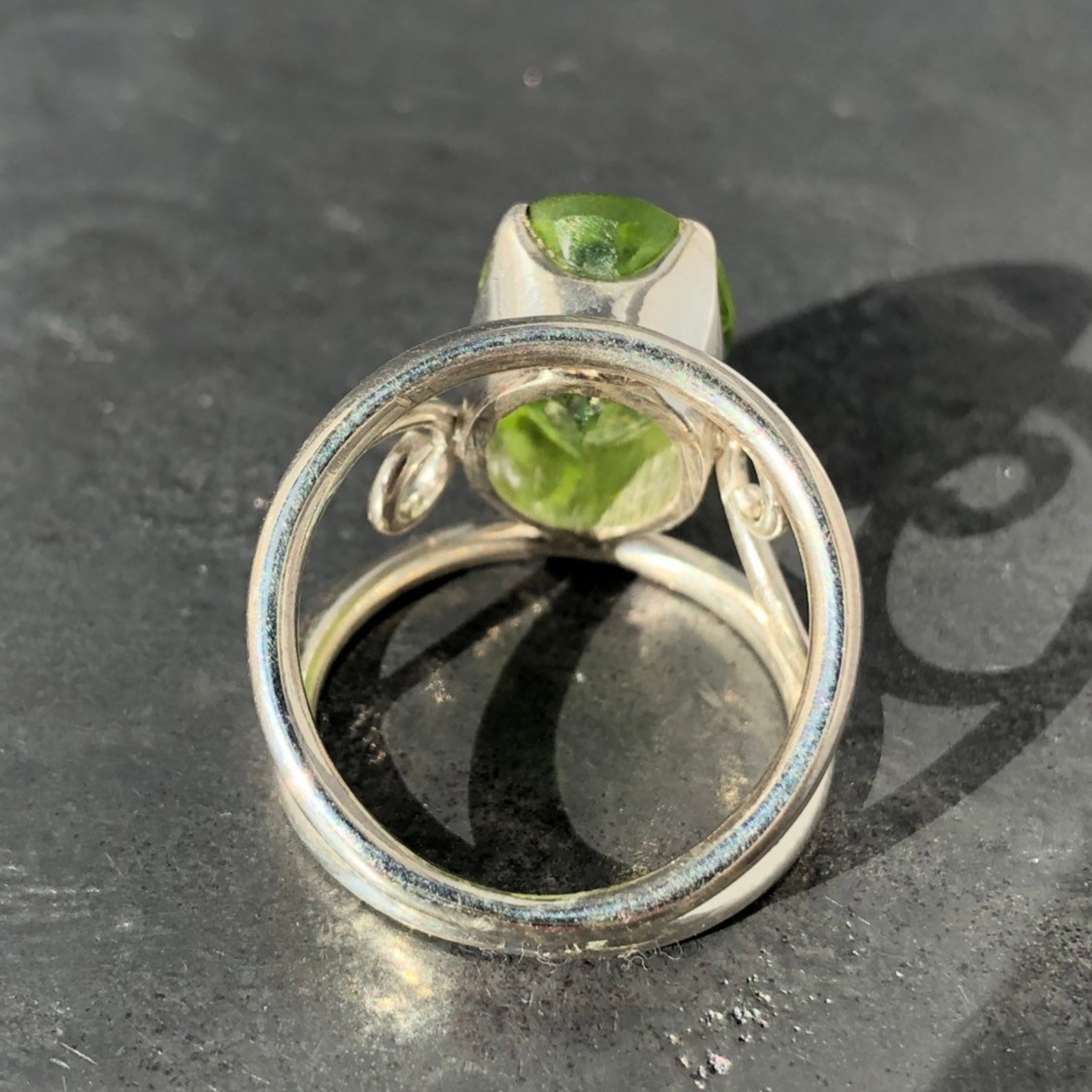 Peridot Ring - Etsy