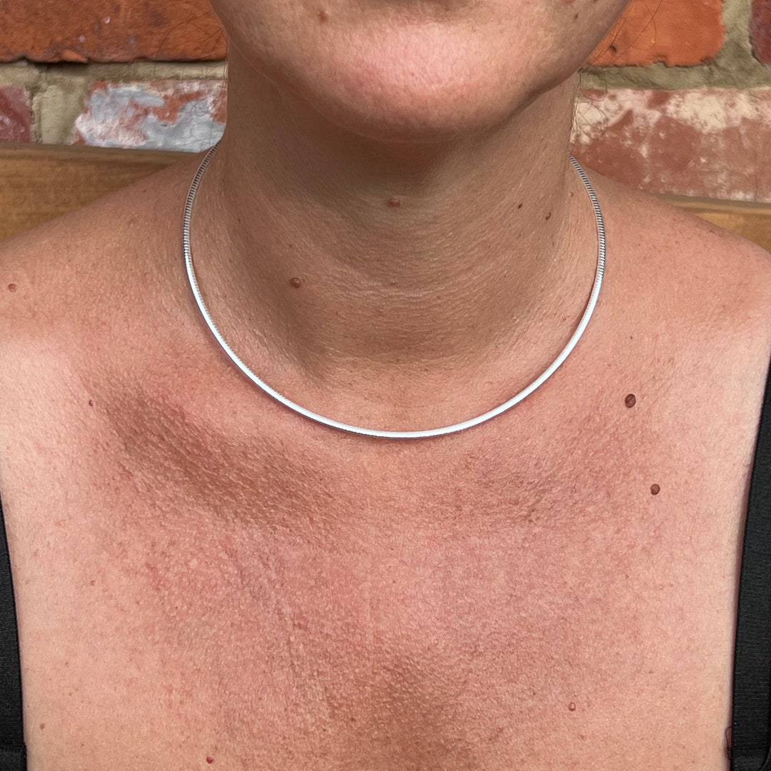 Sterling Silver Chain - Omega Chain - 2.5 Mm Oval Omega Chain 16/18 ...