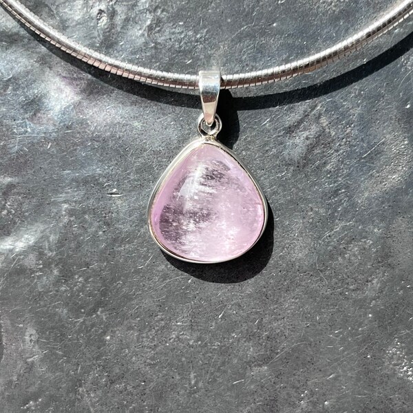 Pink Kunzite Pendant - Etsy