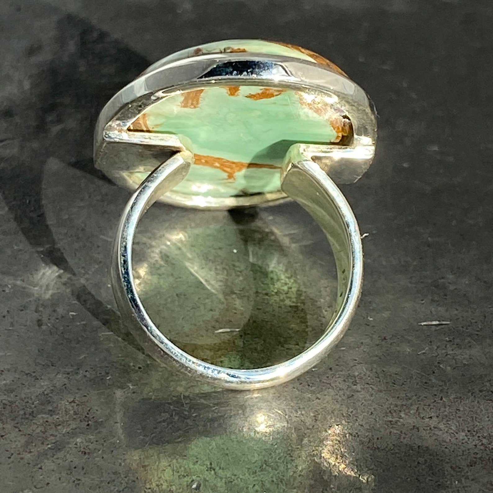 Variscite Ring Oval Variscite Ring Variscite Ring Size UK - Etsy