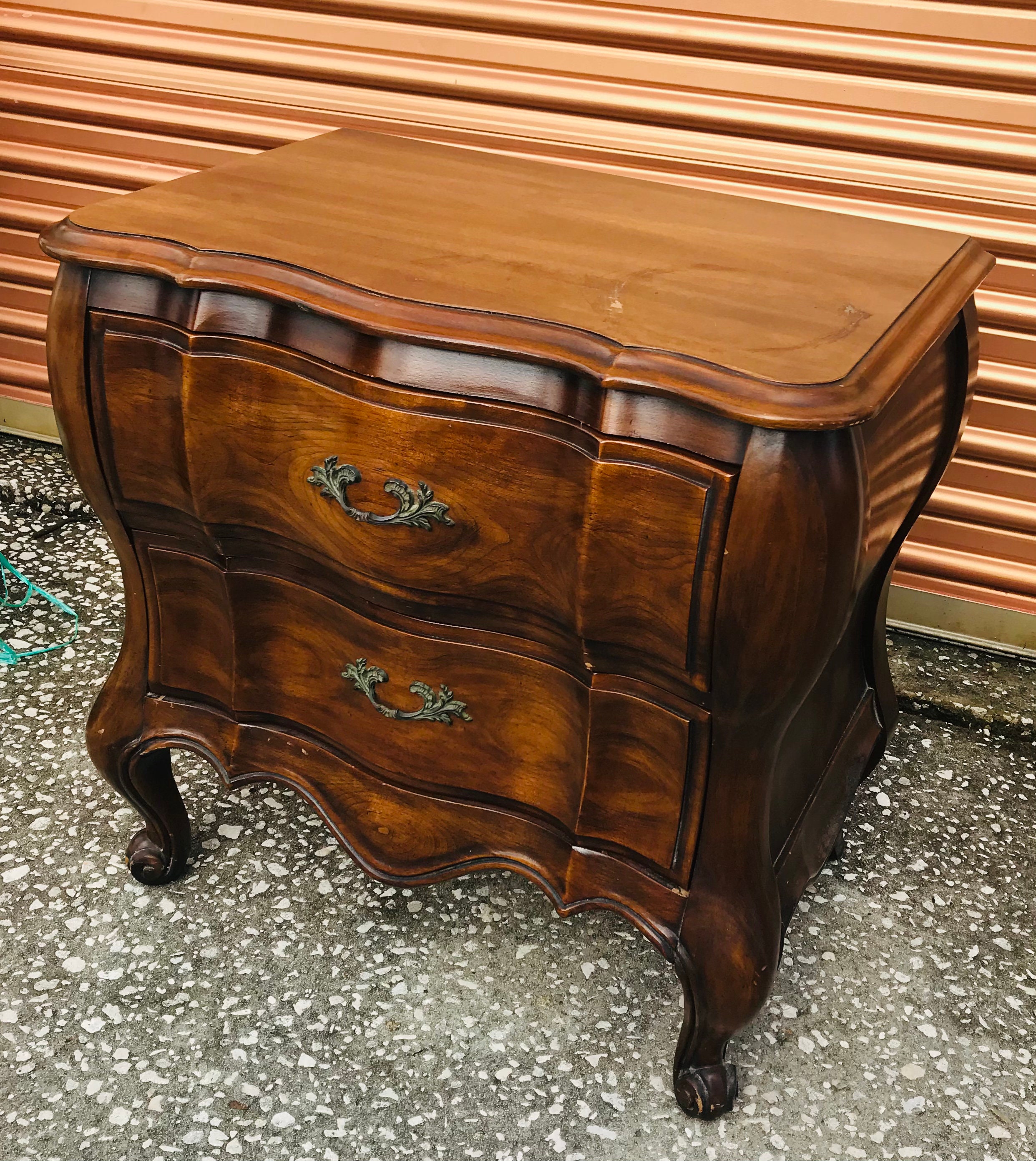 French Provincial Bombay Night Stand by White Fine Furniture - Etsy