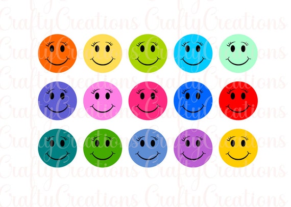 Girl Smiley Face Clipart