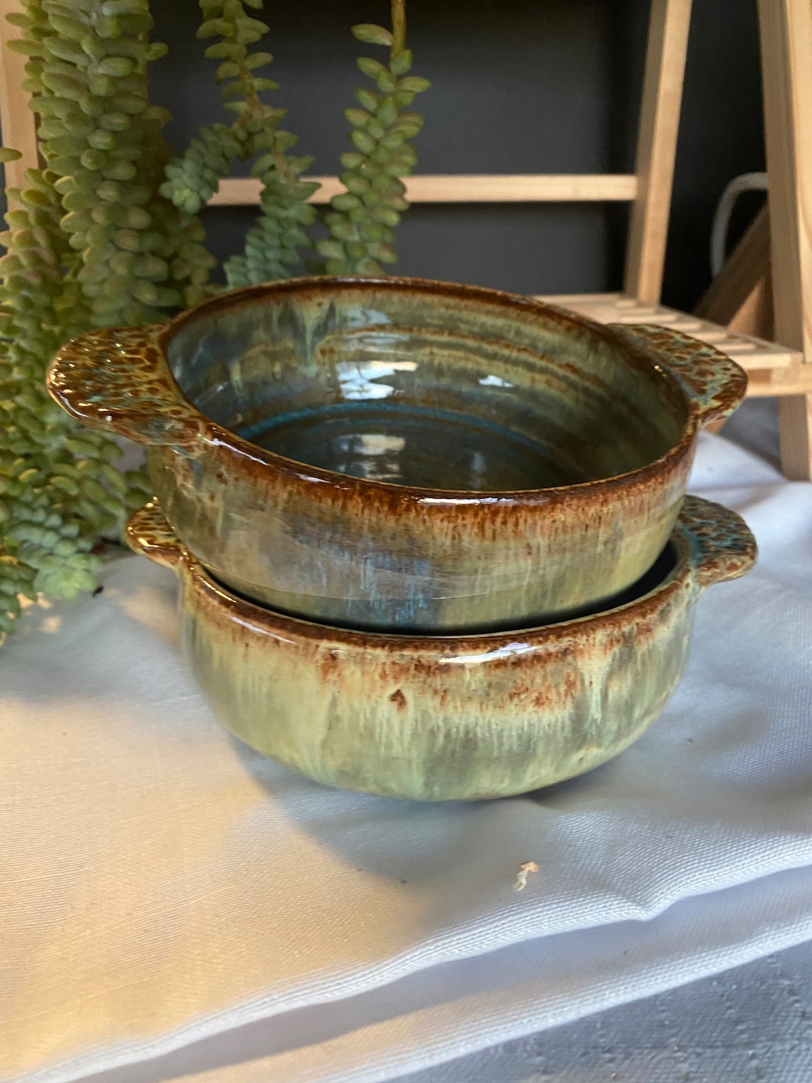 Two Clay Bowls - Etsy Canada