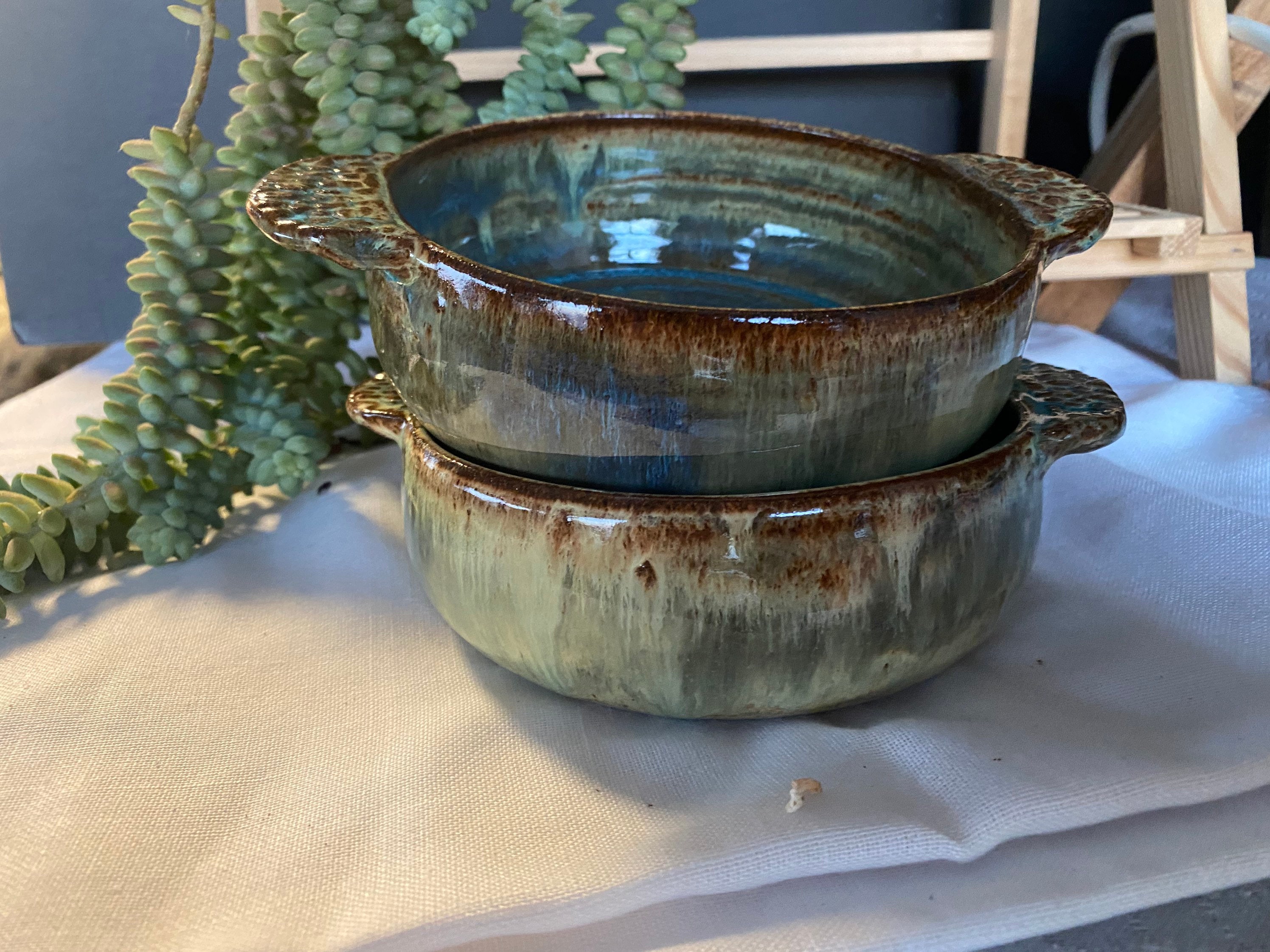 Two Clay Bowls - Etsy Canada