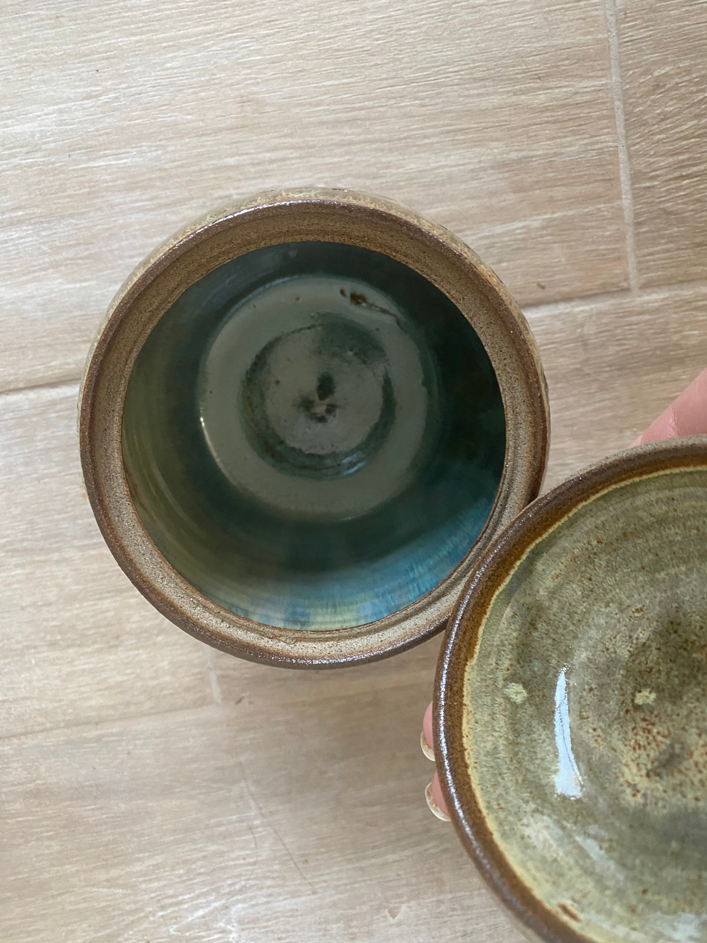 Multi-purpose Ceramic Storage Jar Set - Store Your Onions, Garlic, and ...