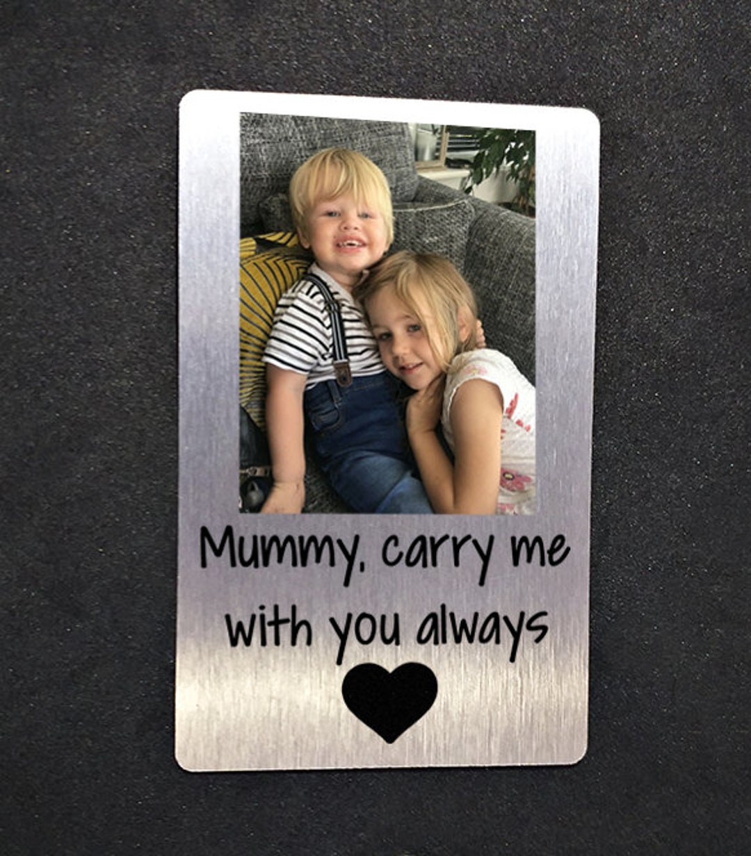 Mummy Gift Mother's Day Wallet Card Personalised Special Birthday Gift ...