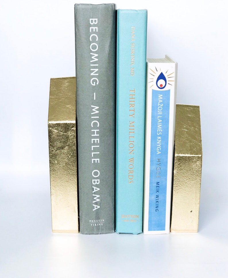 Concrete Bookends // Book Holder // Book Lover Gift // Book - Etsy
