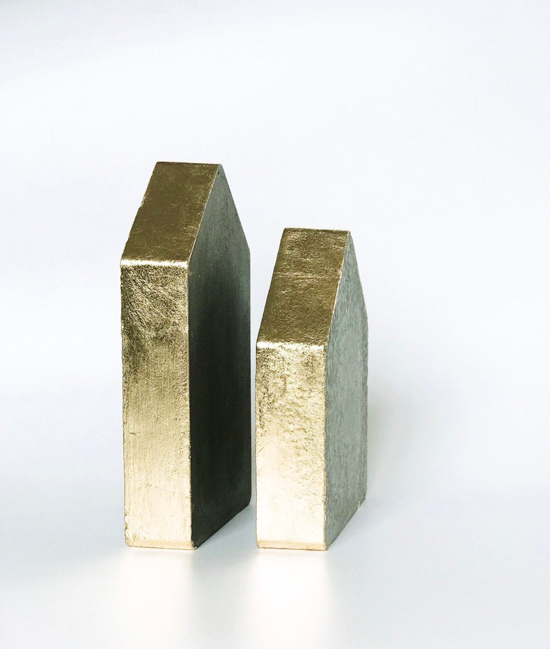 Concrete Bookends // Book Holder // Book Lover Gift // Book Shelf Decor ...