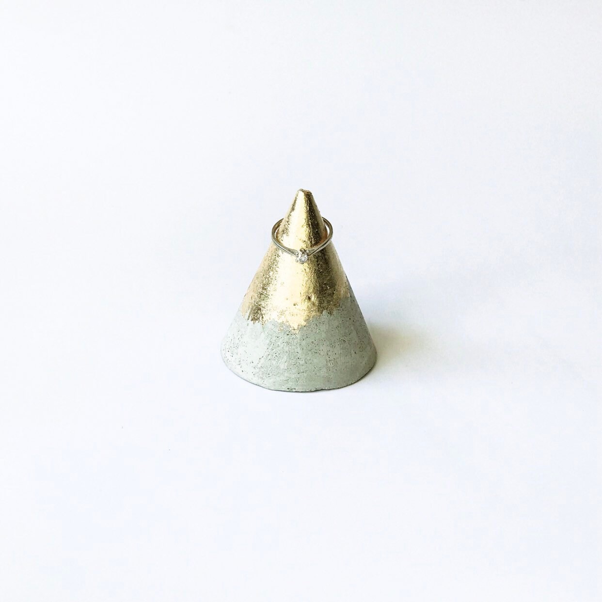 Ring Cone // Ring Holder // Engagement Ring Holder // Bridesmaid Gift ...