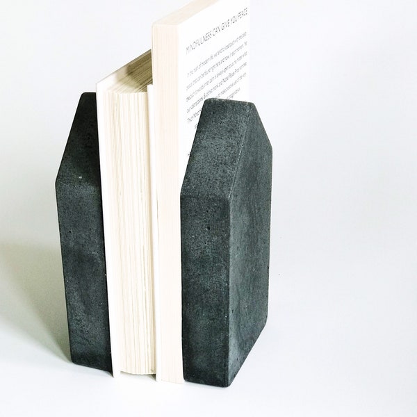 Concrete Bookends - Etsy