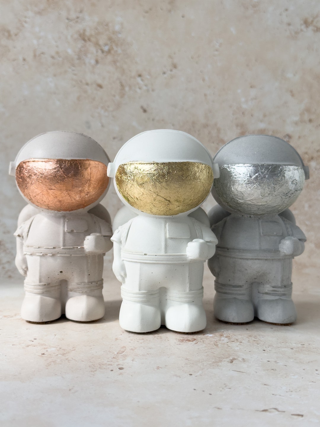 Astronaut Figurine / Spaceman Decor / Concrete Astronaut - Etsy