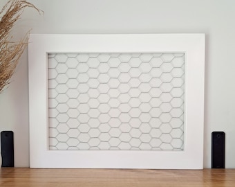 Chicken Wire Frame Chicken Wire Picture Frame Wire Frame Rustic Picture ...