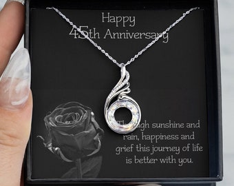 45th Wedding Anniversary Jewelry - Etsy
