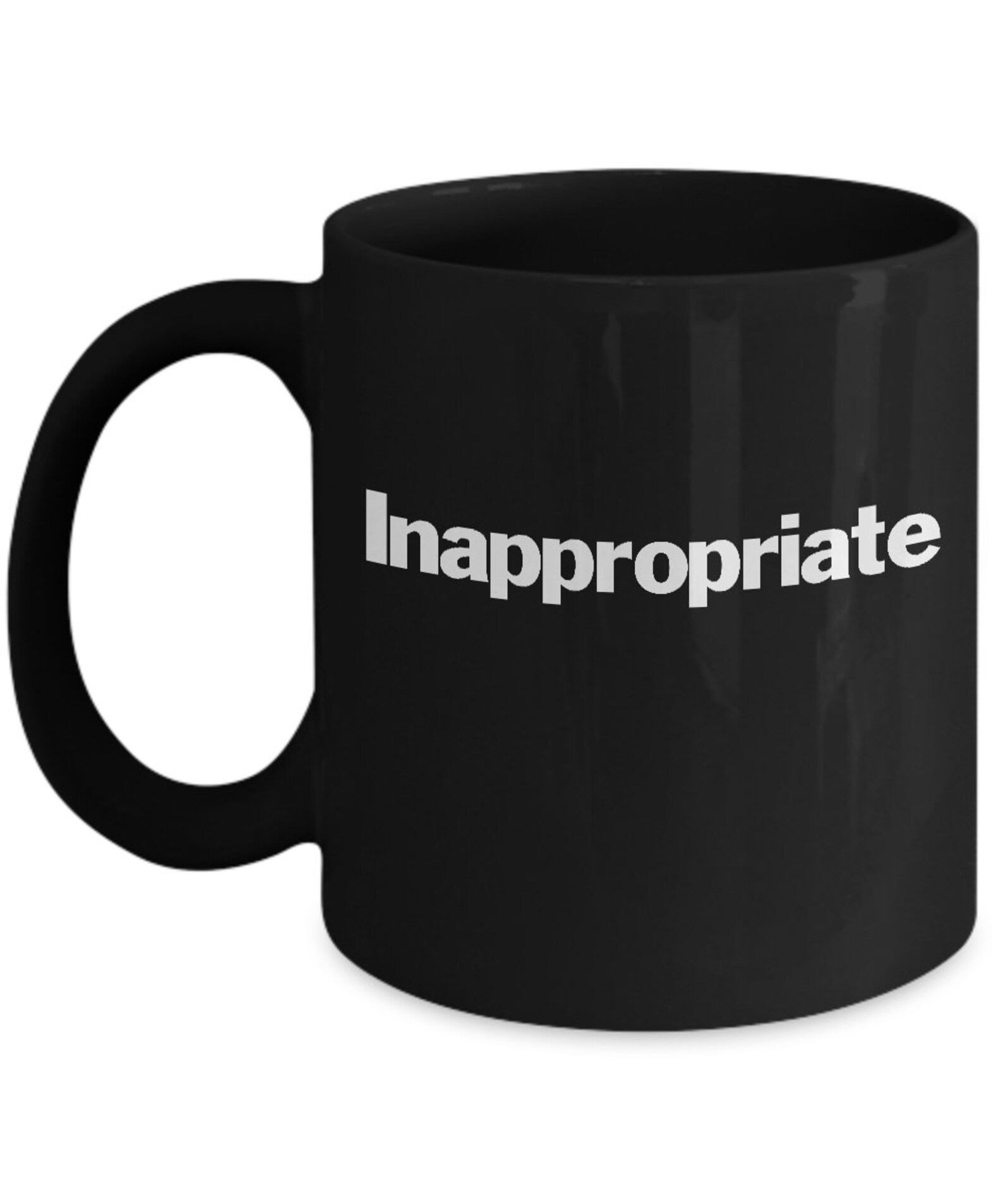 Inappropriate Coffee Mug Black Cup Rude Abrasive Offensive Vulgar Foul ...