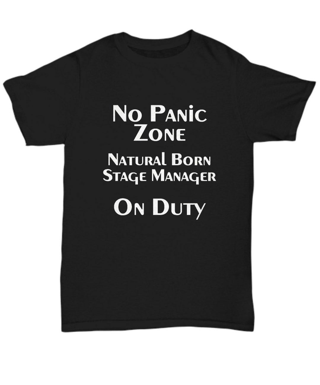 Stage Manager T-shirt Stage Crew Gifts Natural Born Leader Gift for ...
