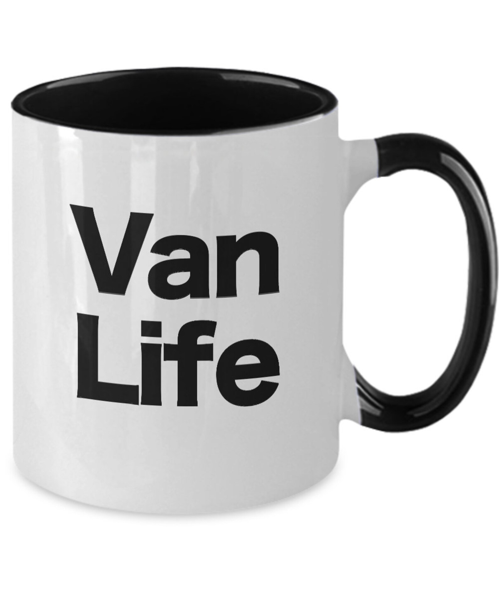 Van Life Mug White Two Tone Coffee Cup RV Digital Nomads - Etsy
