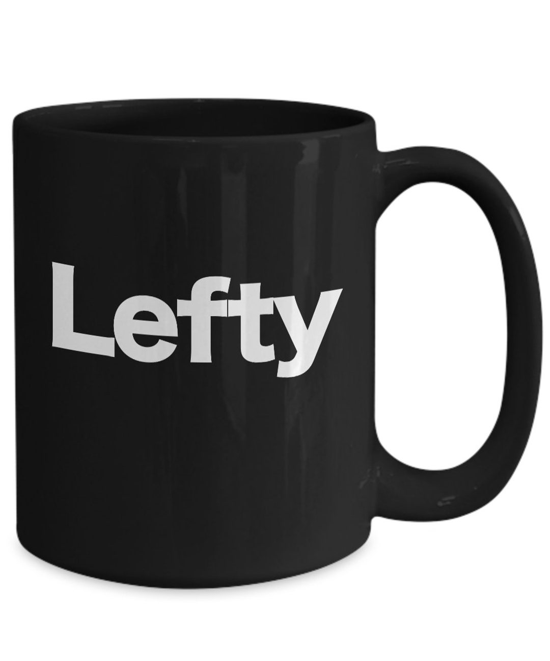 Fun Gifts for Left Handed People Lefty Black Coffee Cup Gift for ...