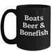 Bonefish Mug Black Coffee Cup Boats Beers Flats and Bone Fishing ...