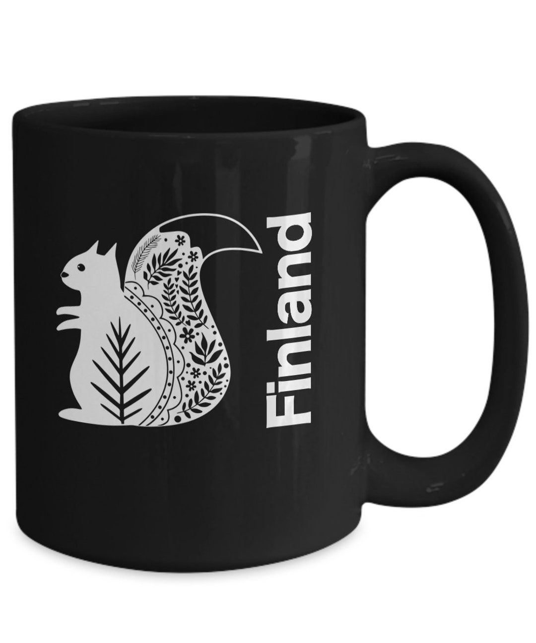 Finland Mug Nordic Traveler Black Coffee Cup Gift for Finn Helsinki ...