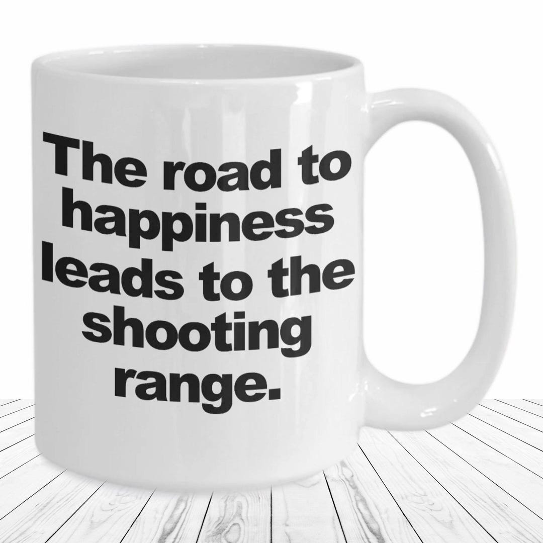 Range Officer Mug Shooting Range Coffee Cup Funny Gift for Gun Owner ...