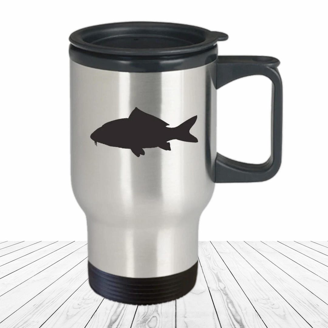 Koi Fish Travel Mug Goldfish Coffee Cup Funny Gift for Backyard ...