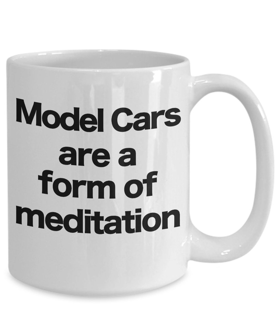 Model Car Collectors Mug White Coffee Cup Funny Gift for Hobby, Vintage ...