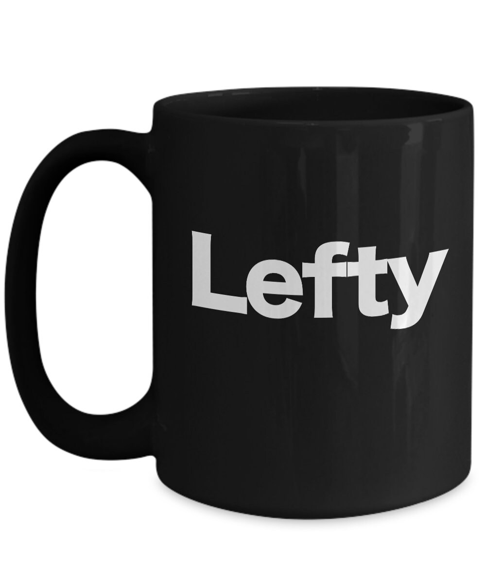 Fun Gifts for Left Handed People Lefty Black Coffee Cup Gift for ...