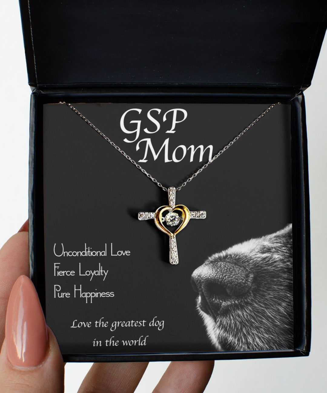 GSP Mom Necklace Gift for German Shorthaired Pointer Mom Dog - Etsy