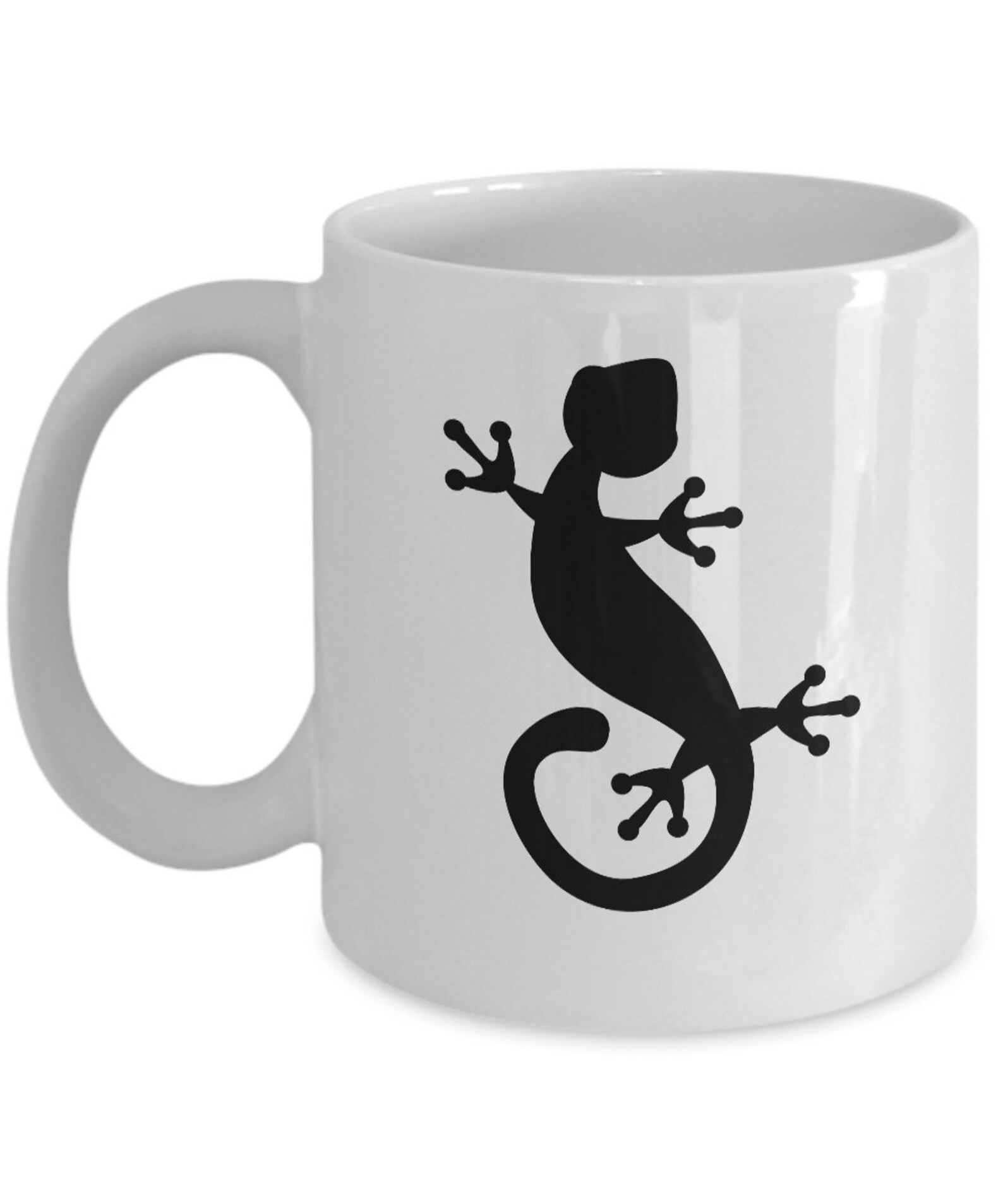 Gecko Mug White Lizard Coffee Cup Funny Gift for Lizard Queen - Etsy