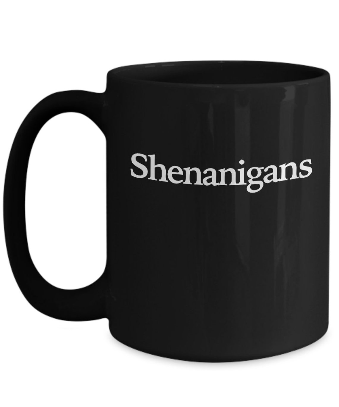 Shenanigans and Malarkey Mug Black Coffee Cup Funny Gift for St ...
