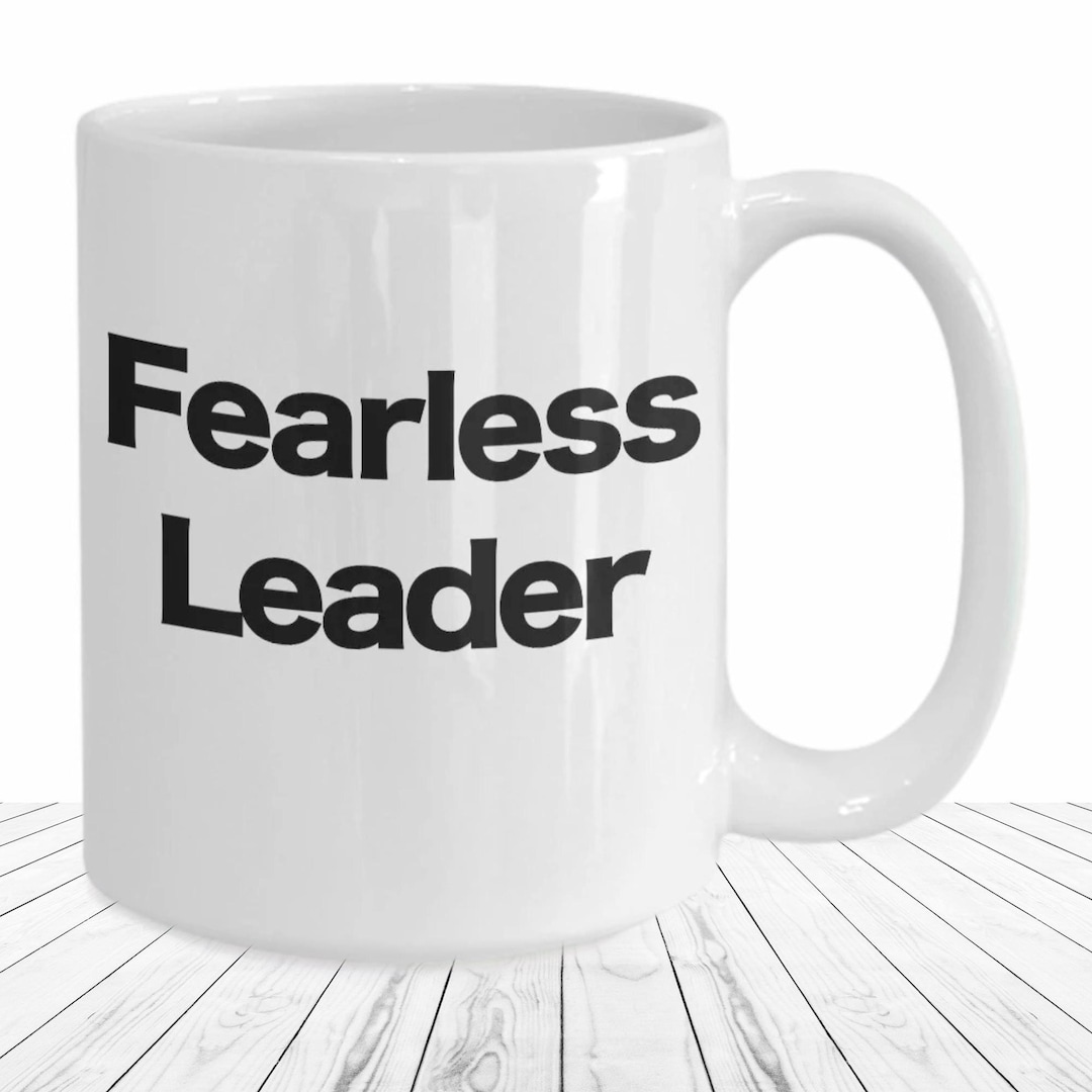 Our Fearless Leader Mug Fearless Leader Award Coffee Cup Funny Gift for ...