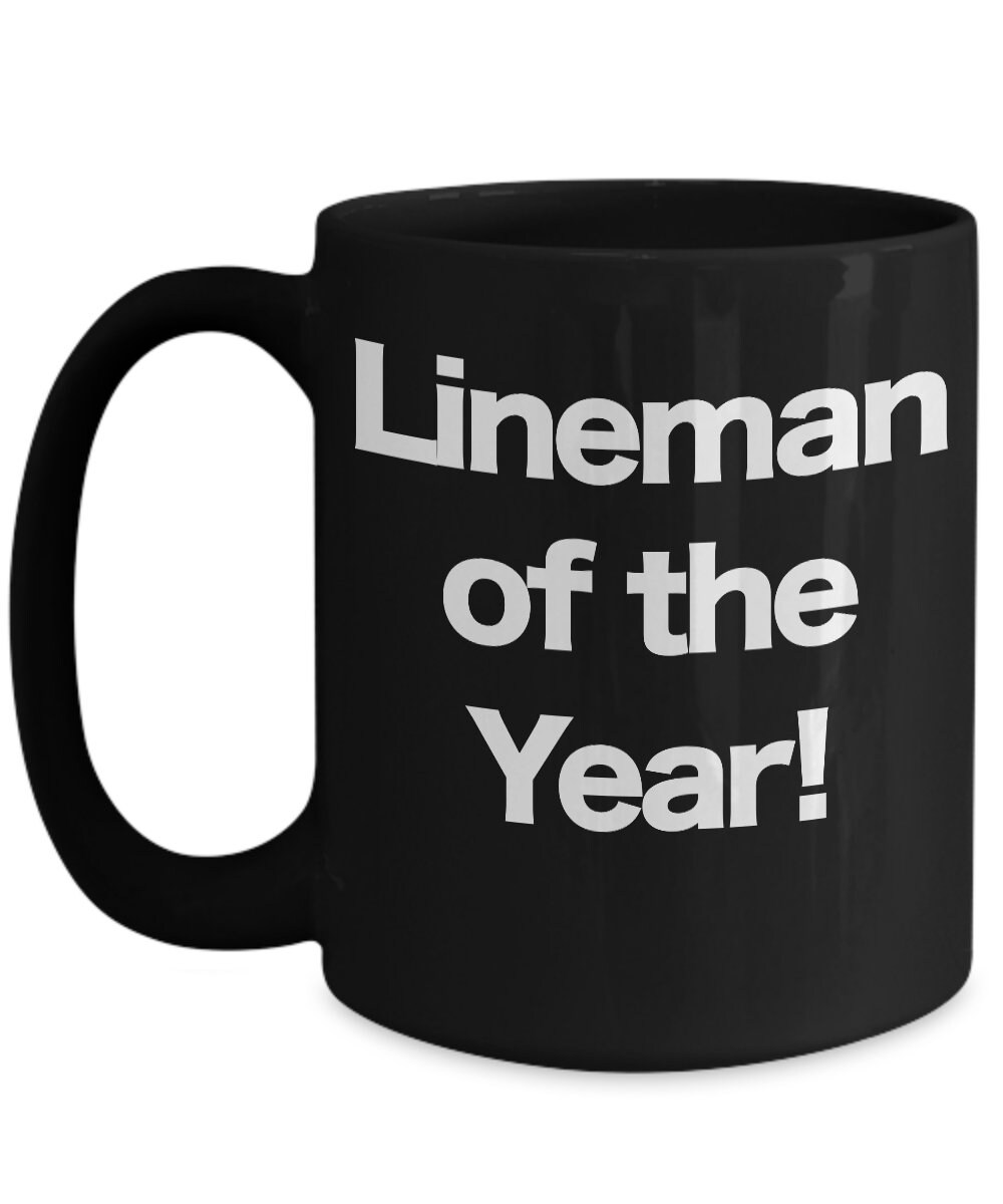 Lineman Mug Black Coffee Cup Funny Gift for Retired Journeyman - Etsy