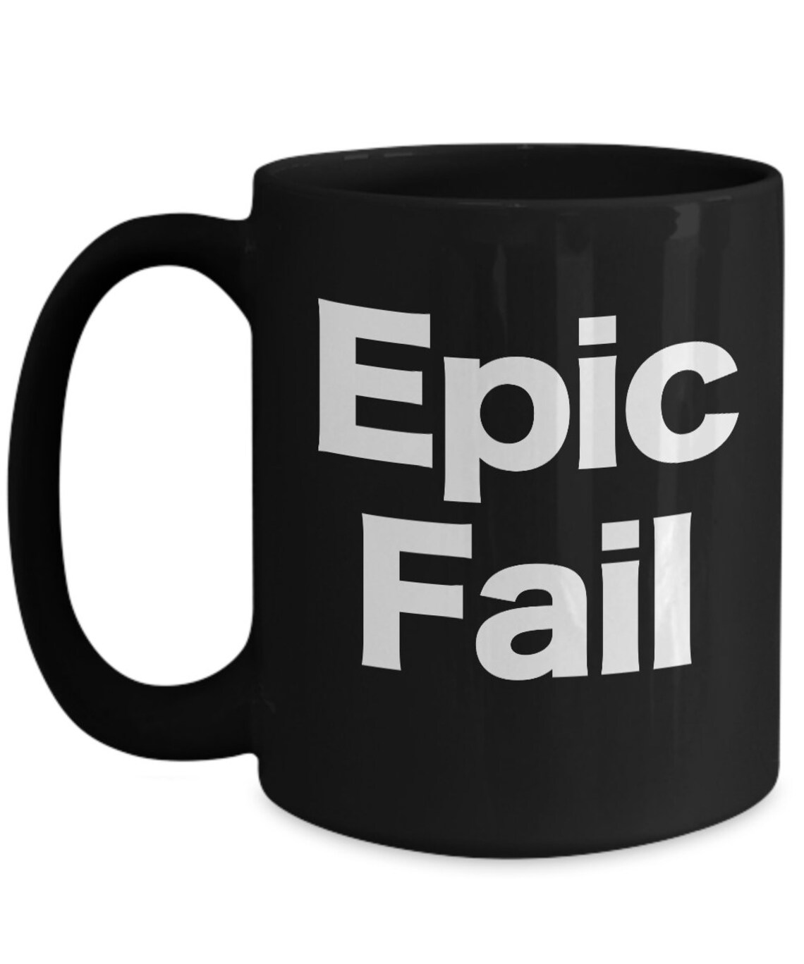 Epic Fail Mug Black Coffee Cup Funny Gift for Gamer Player - Etsy