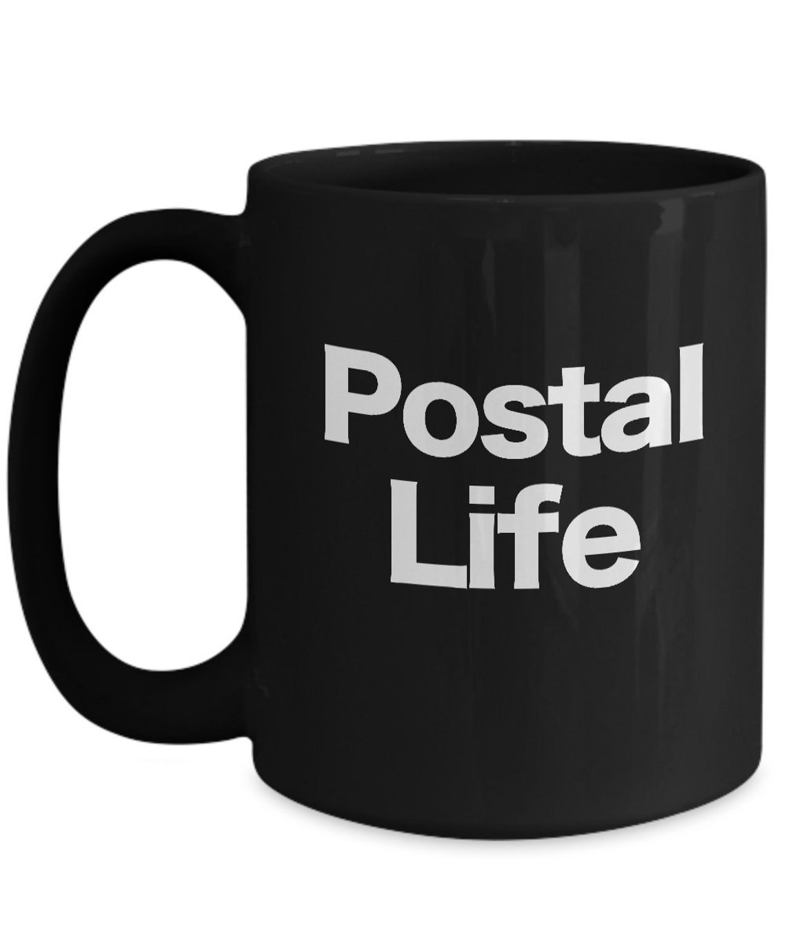 Postal Life Mug Postal Worker Black Coffee Cup Funny Gift for Post Man ...