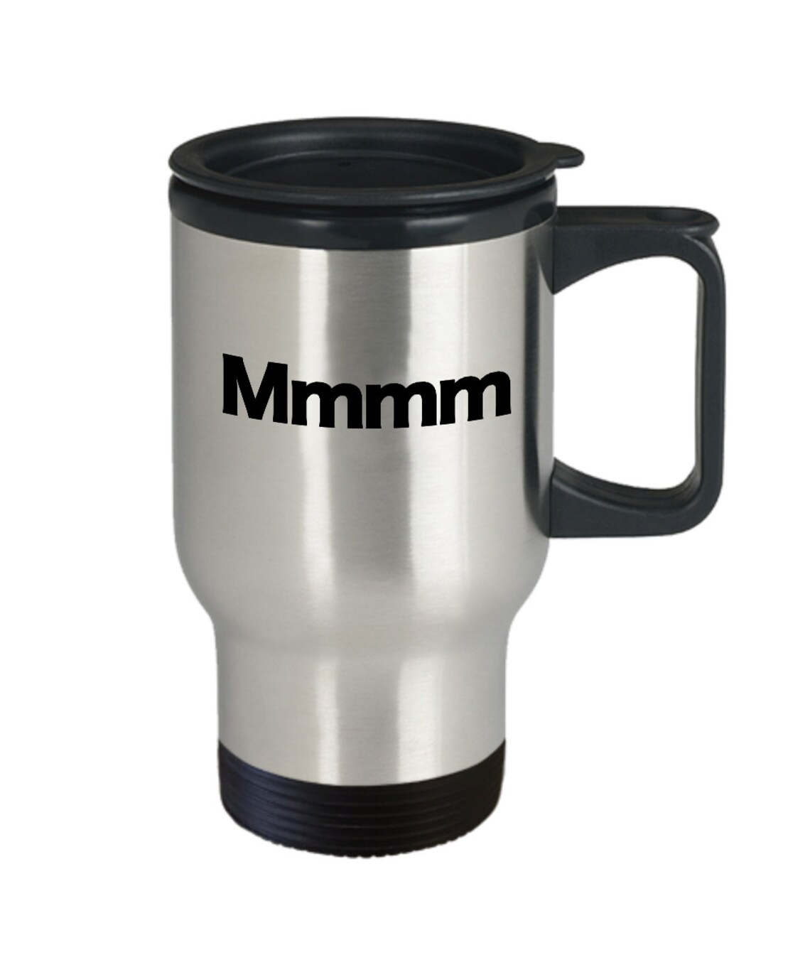 Mmmm Mug Travel Coffee Cup Funny Gift for Foodie Friend Cookies Bacon ...