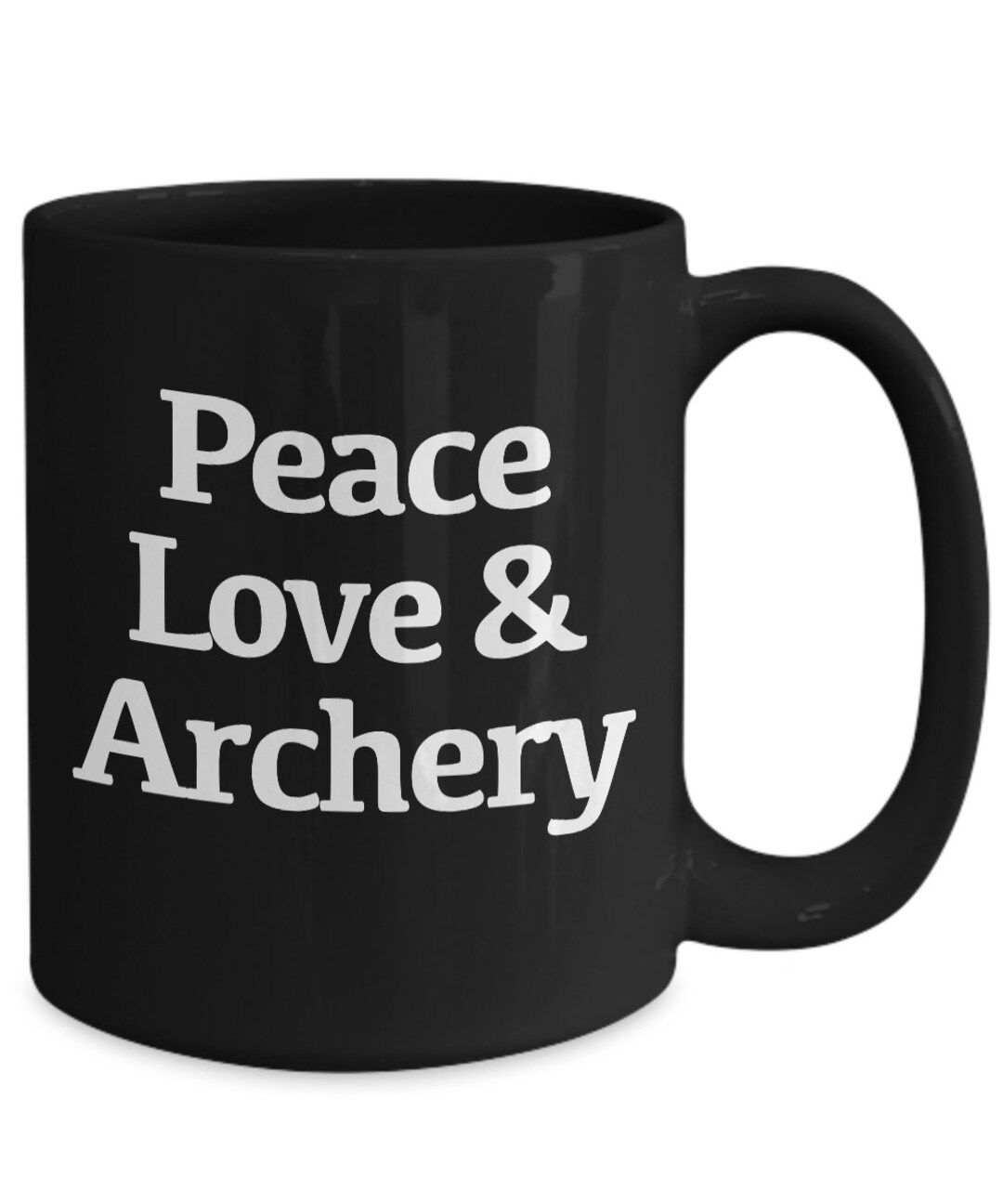 Archery Mug Black Coffee Cup Funny Gift for Long Cross Bow Arrow ...