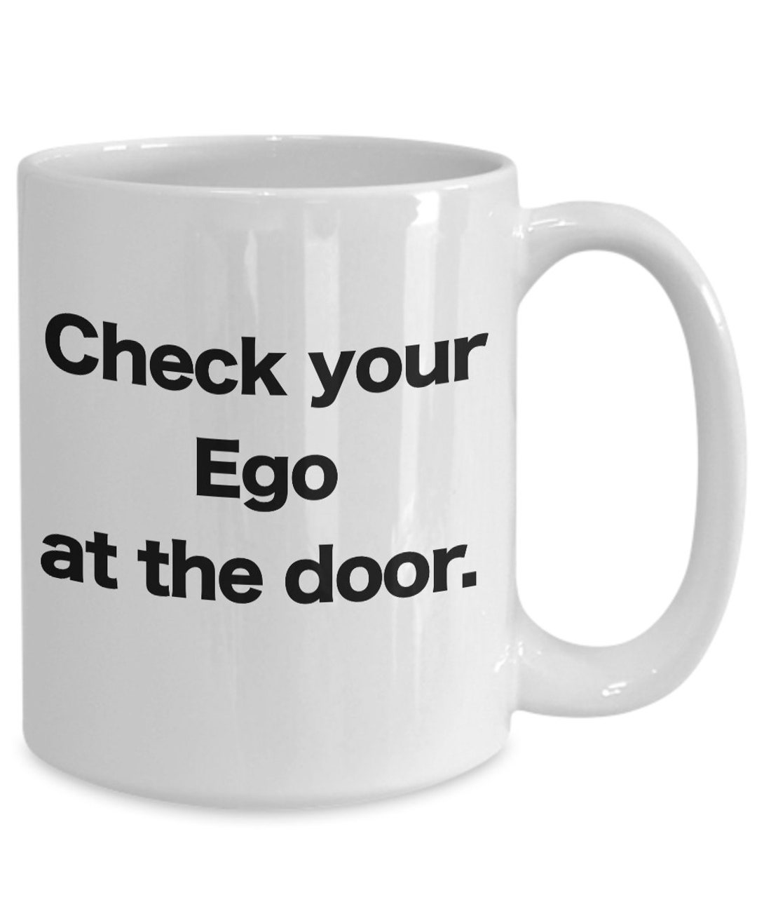 Ego Mug White Coffee Cup Funny Gift for Alter Egocentric Individual ...