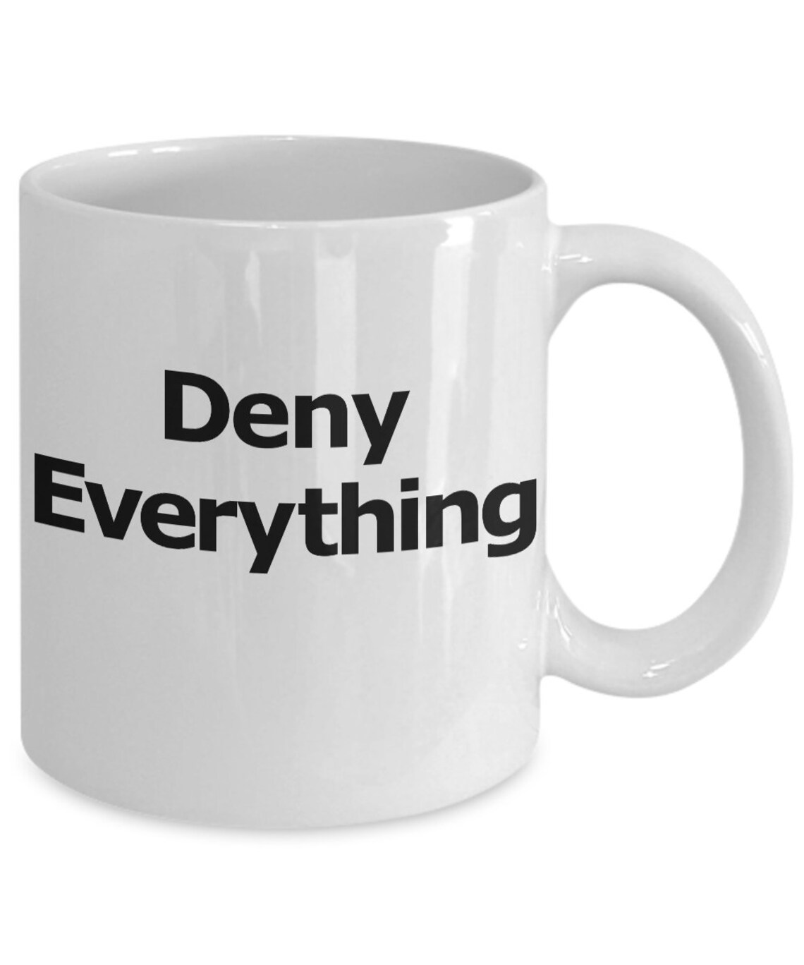 Deny Everything Mug Coffee Cup Funny Gift for Lawyer Partner - Etsy