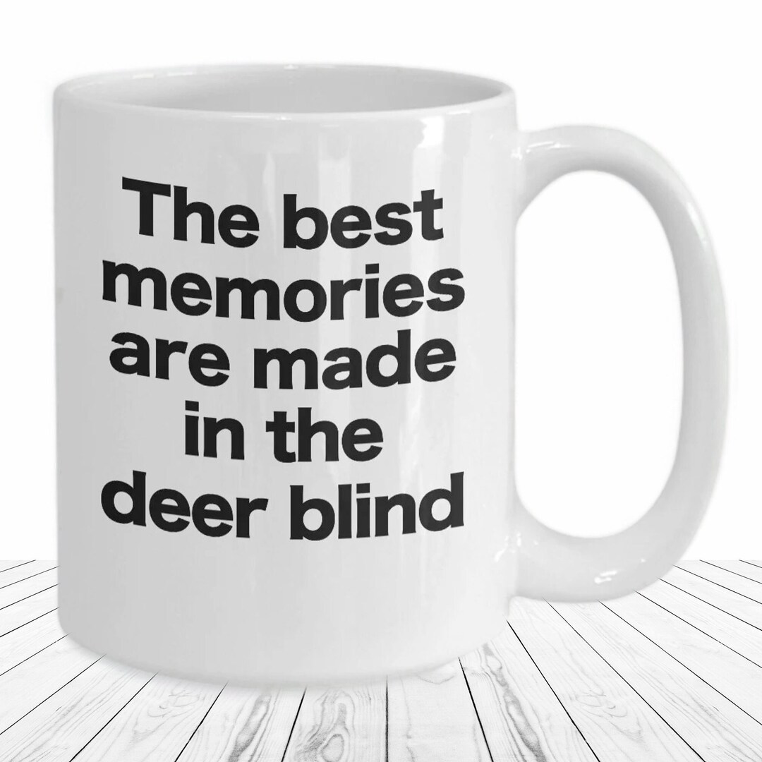 Deer Hunting Mug Big Buck Hunt Coffee Cup Funny Gift for Dad Whitetail ...