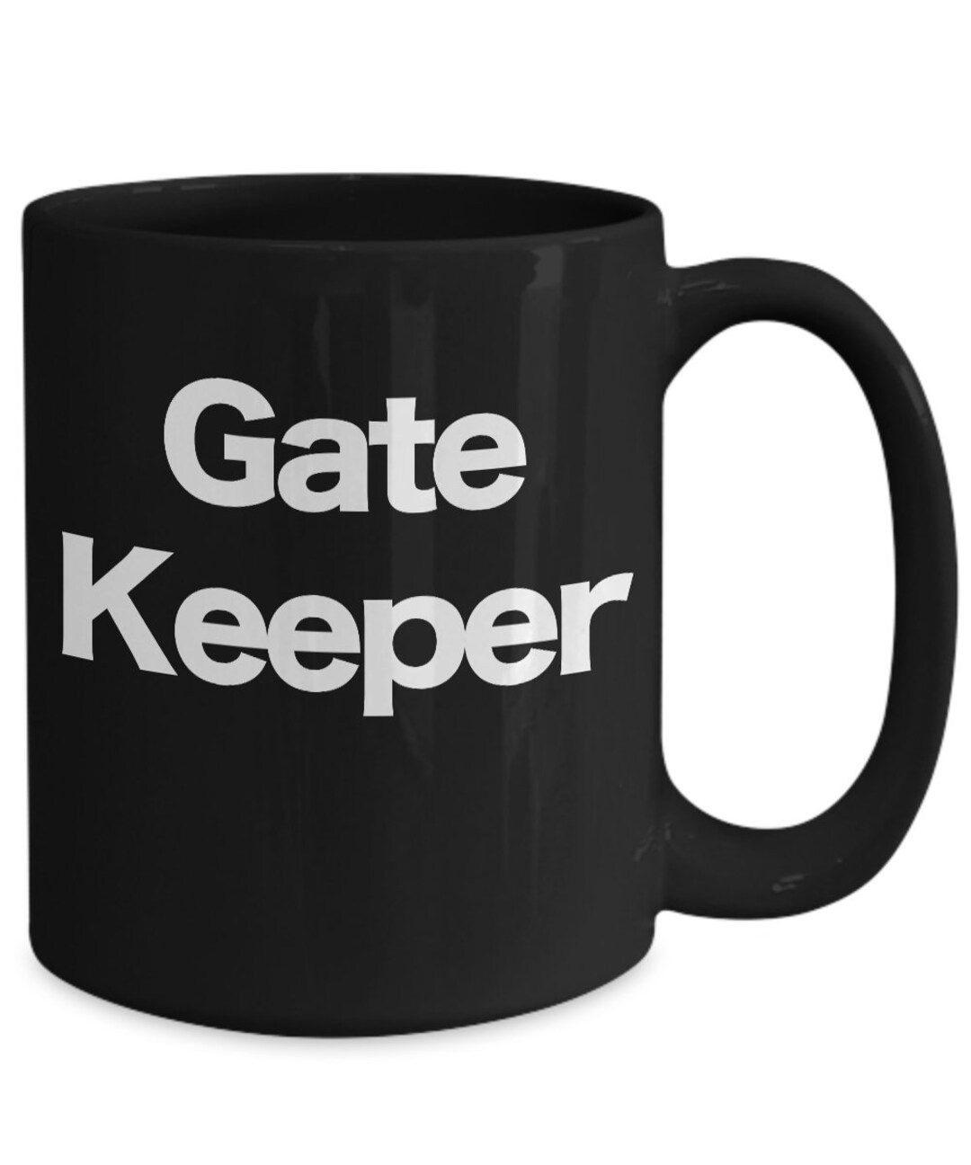 Gatekeeper Mug Black Coffee Cup Funny Gift for Secretary Academic ...