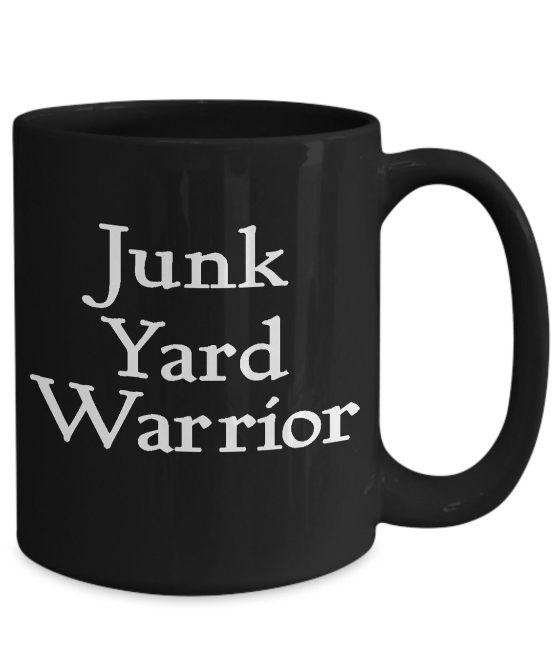 Junk Yard Mug Vintage Car Guy Black Coffee Cup Funny Gift for Scrap ...