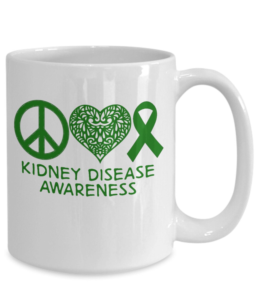 Kidney Disease Mug Polycystic Kidney Disease Awareness Dialysis Nurse ...