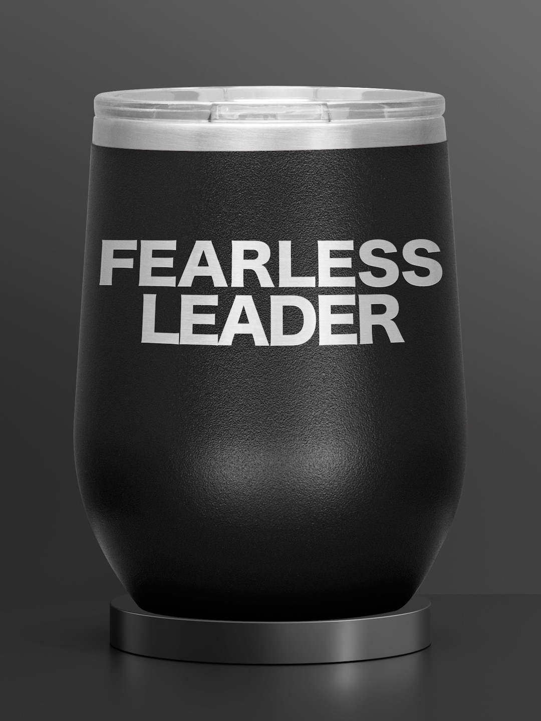 Fearless Leader Wine Tumbler Gift for Fearless Leader Award CEO Gift ...