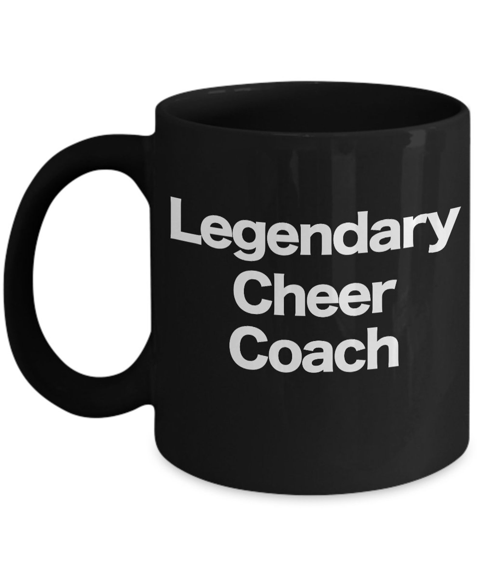 Cheerleading Coach Mug Black Coffee Cup Funny Gift for Cheer - Etsy