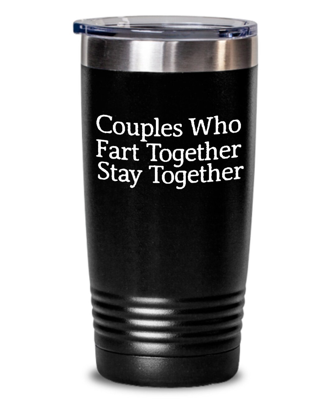 Couples Who Fart Together Stay Together Tumbler Funny Travel Coffee Cup ...